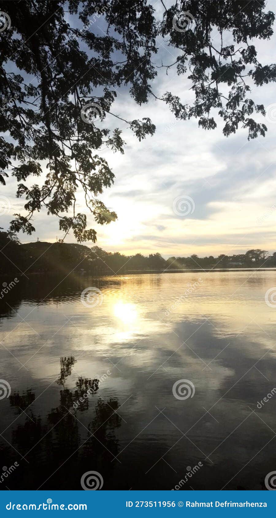 View Lake on Danau Raja Rengat, Indonesia Stock Photo - Image of lake ...