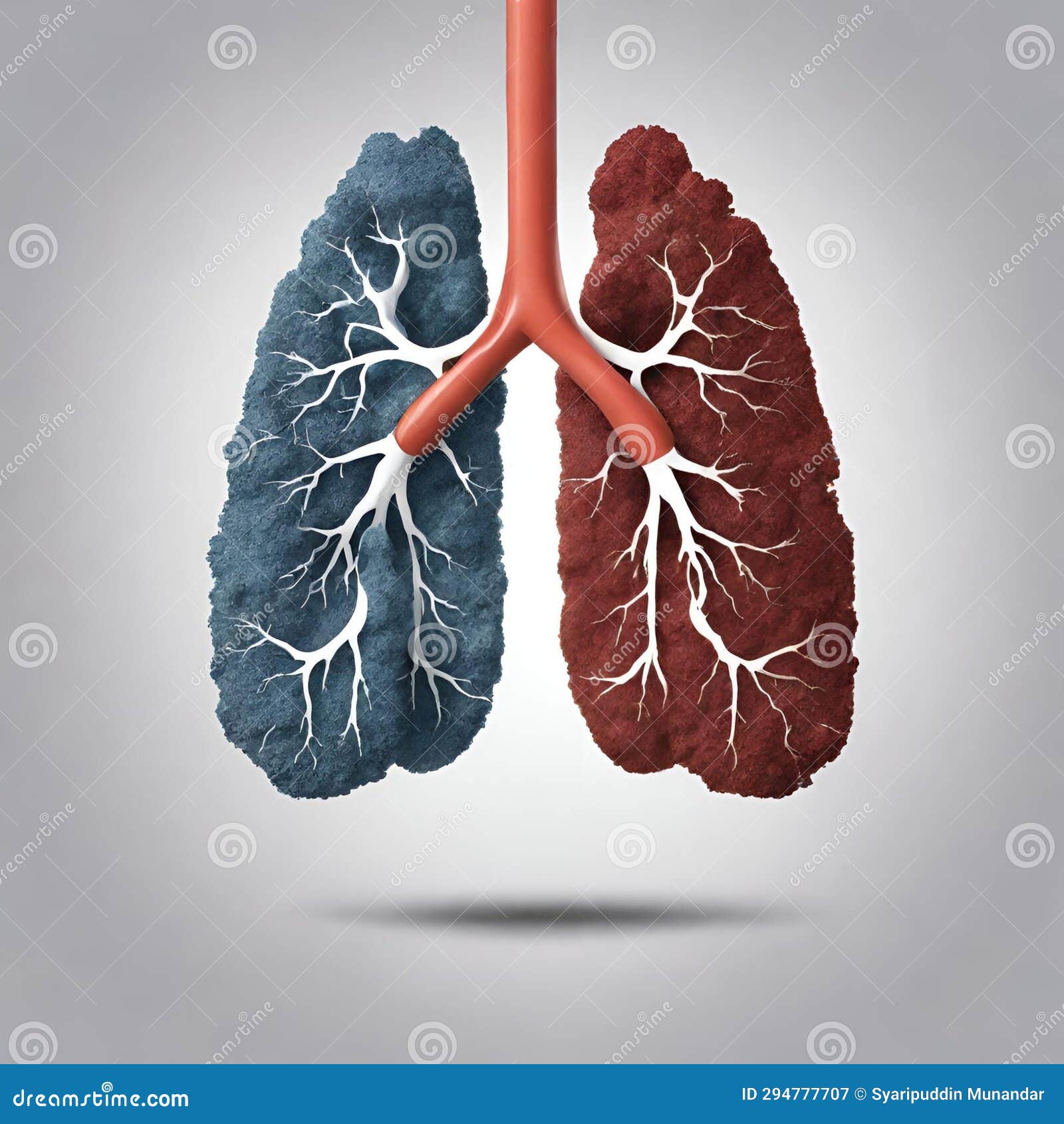 Anatomy and Physiology of Human Respiratory Lungs Stock Illustration ...