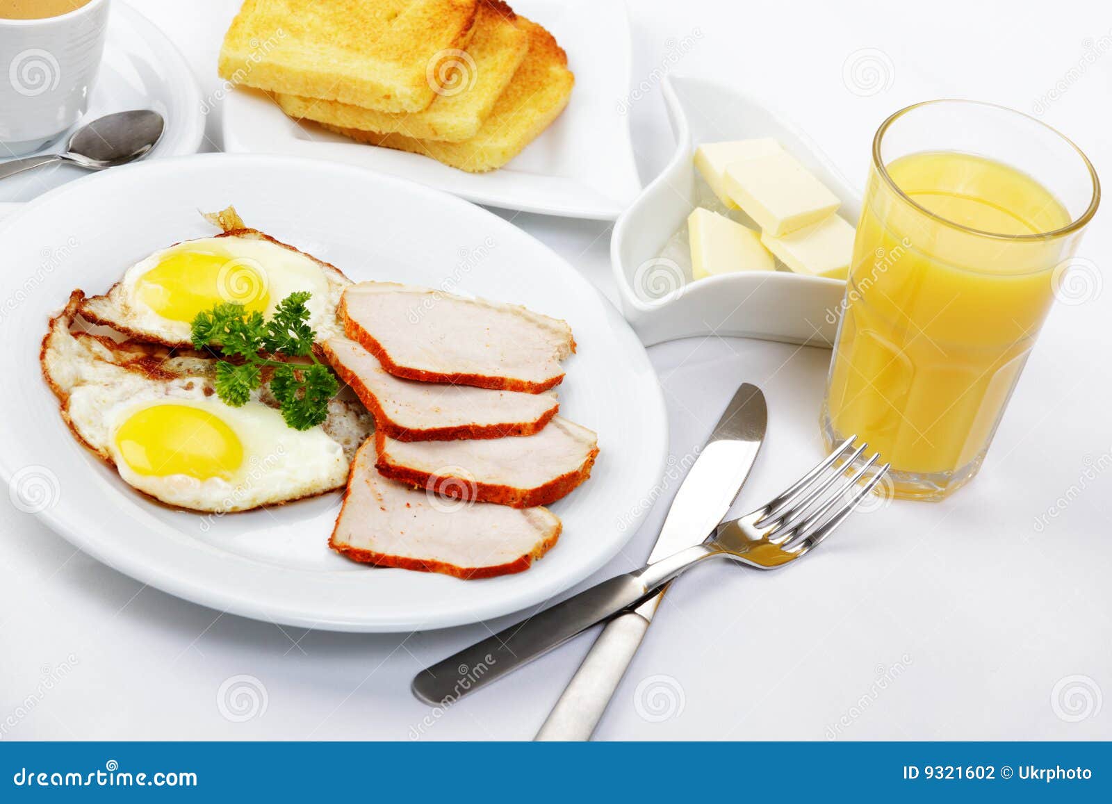 Desayuno americano foto de archivo. Imagen de eating, bowl - 9321602