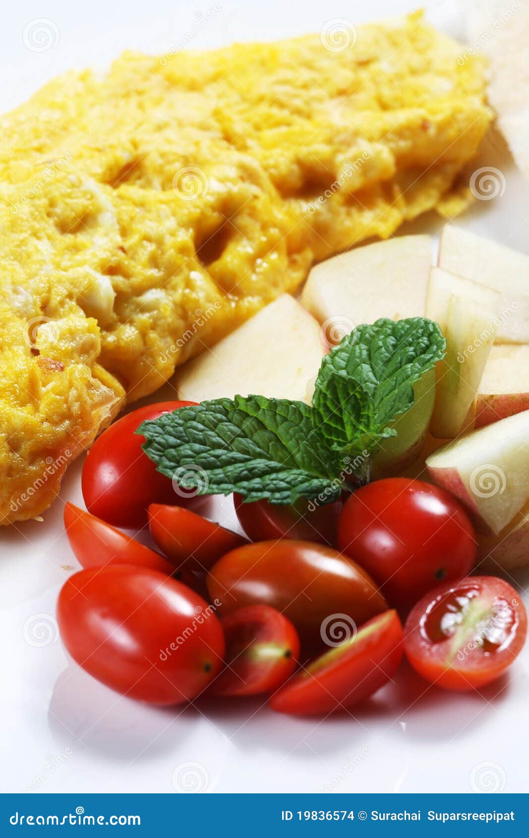 Desayuno Con Poca Grasa Sano 01 Foto de archivo - Imagen de tomates ...