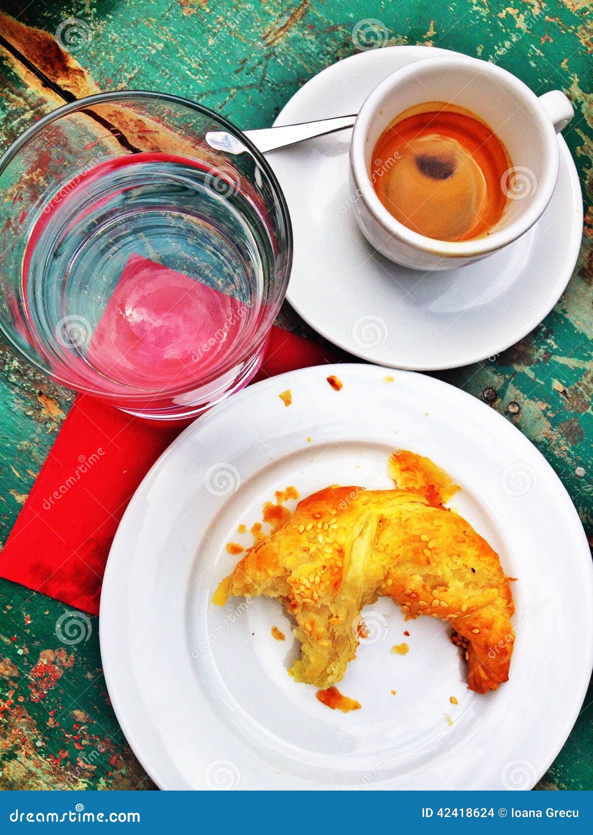 Desayuno italiano foto de archivo. Imagen de desayuno - 42418624