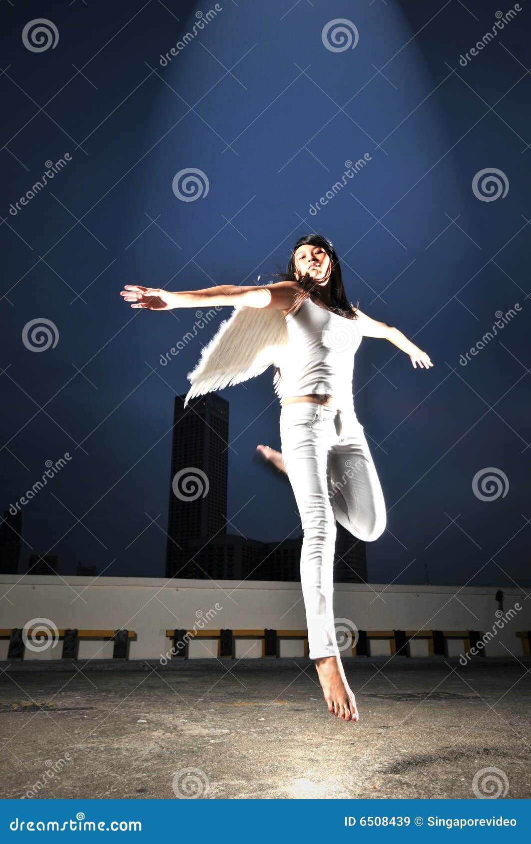 Descending Angel 4 stock image. Image of light, heaven - 6508439