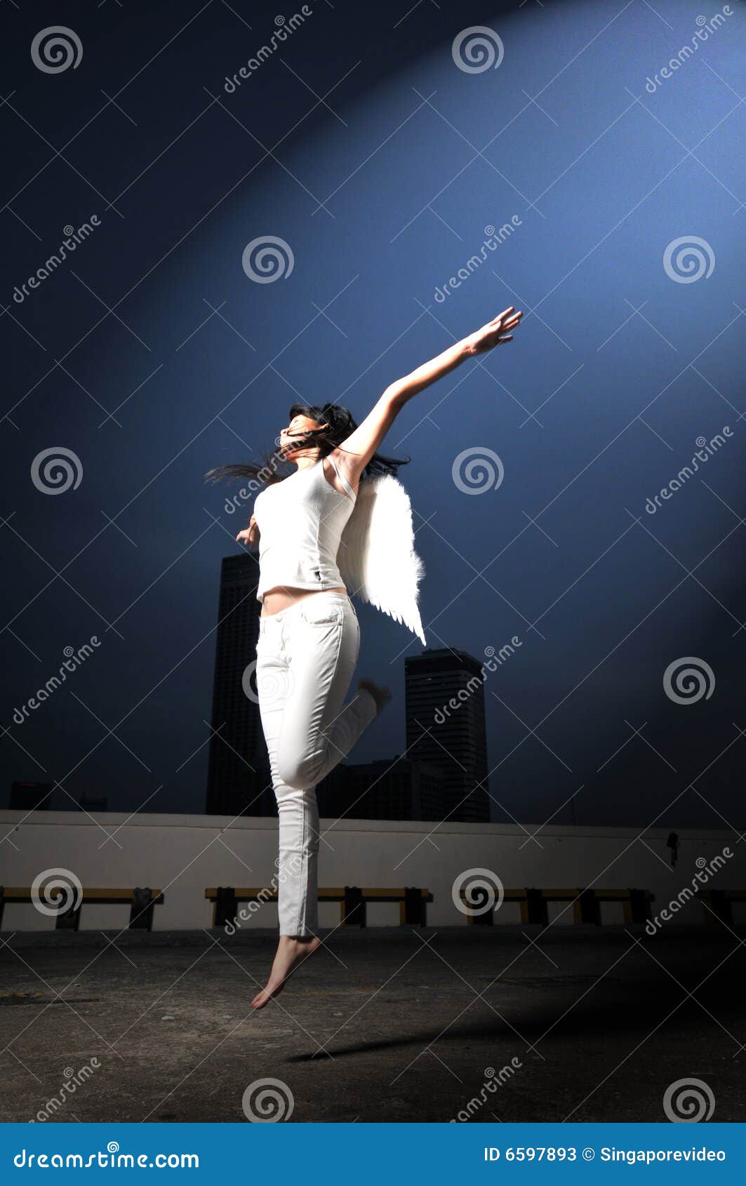 Descending Angel 8 stock image. Image of japanese, angel - 6597893