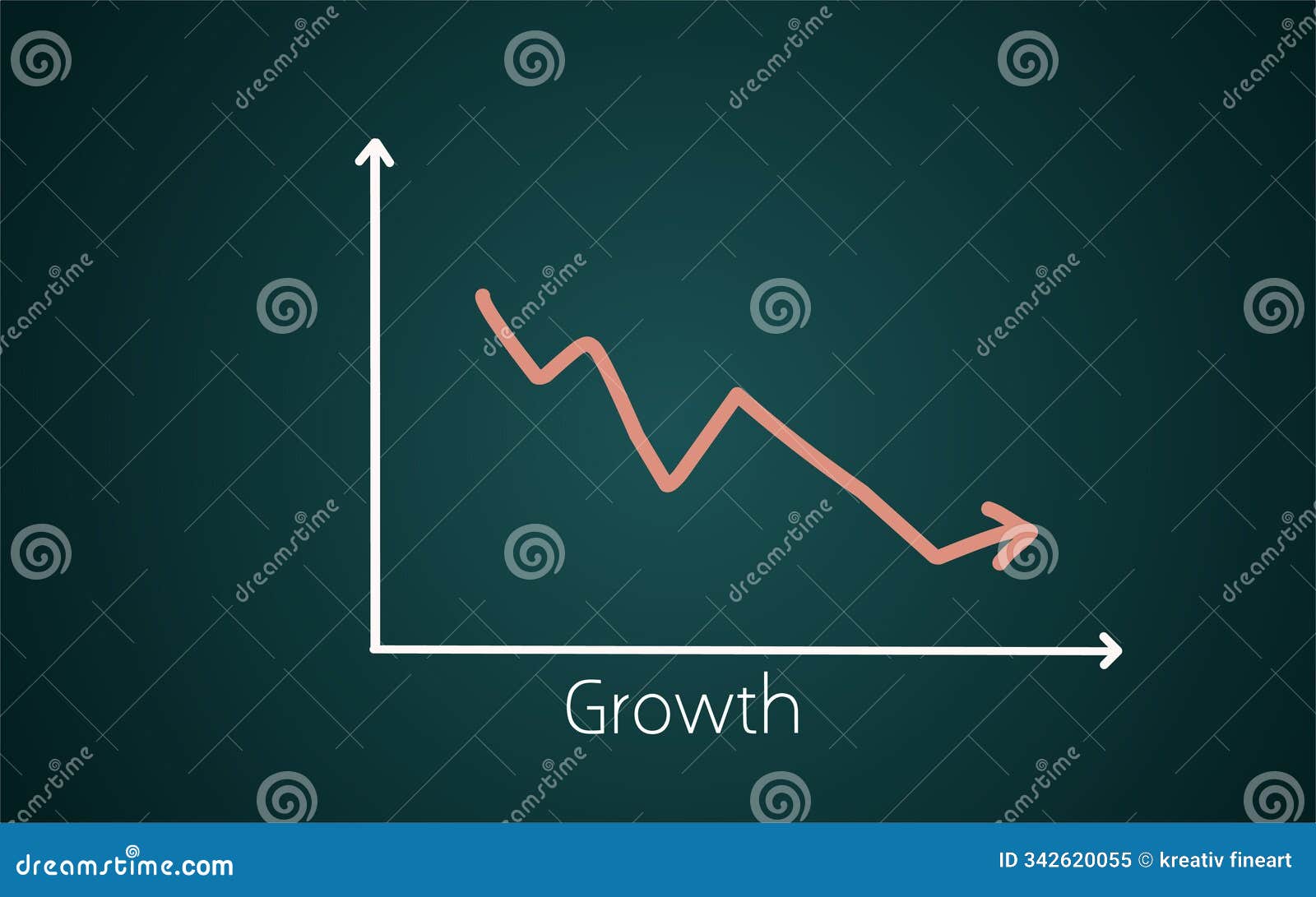Graph Descending And Domino Effect Royalty-Free Stock Photography ...
