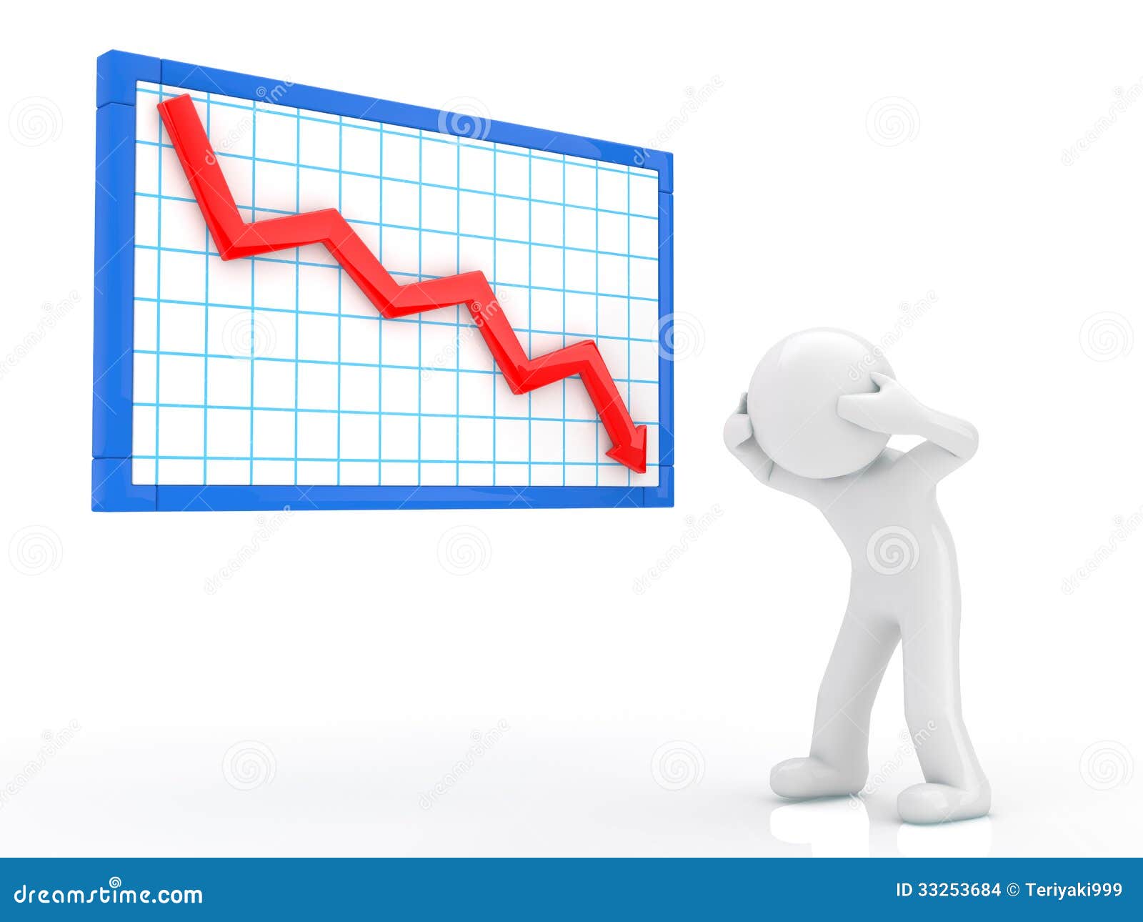 Descent graph stock illustration. Illustration of line - 33253684