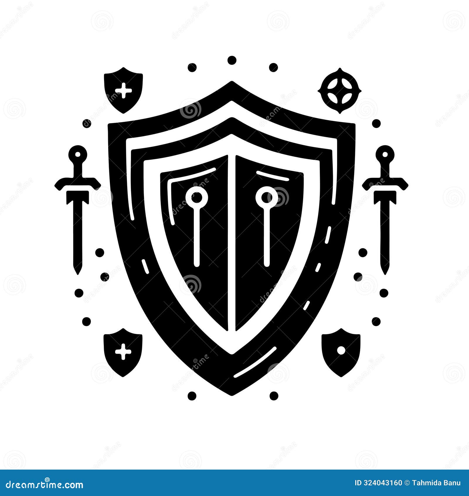 The Art of Designing an Iconic Shield Stock Vector - Illustration of ...
