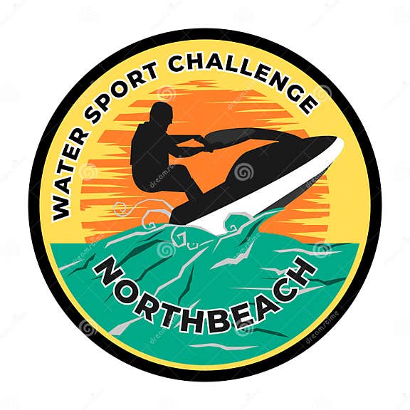 Simple Watersport logos stock vector. Illustration of creative - 250656661