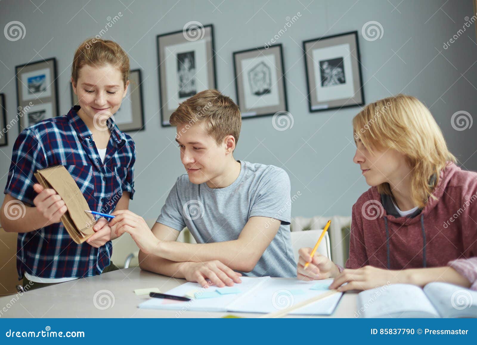 Describing picture stock photo. Image of showing, clever - 85837790