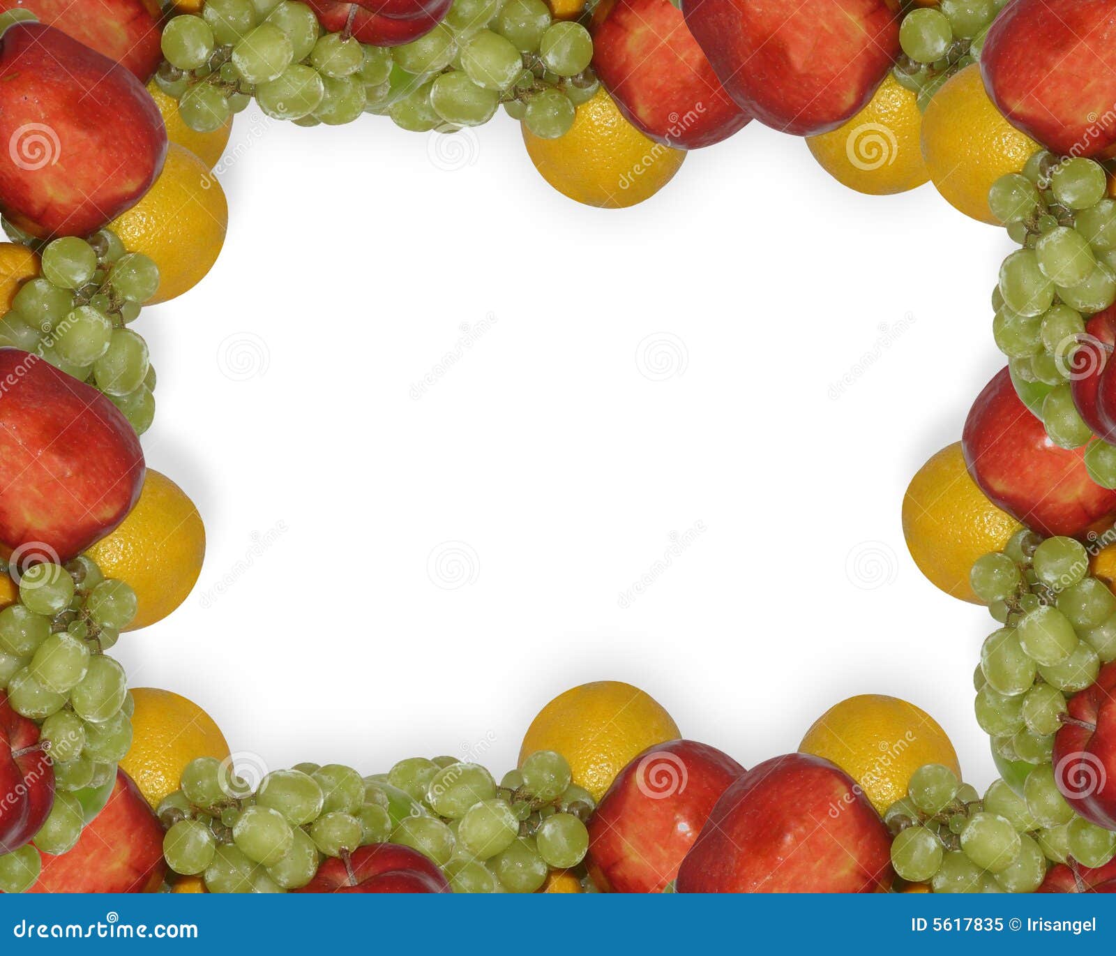 Descripteur De Cadre De Page De Fruit Frais Illustration Stock ...