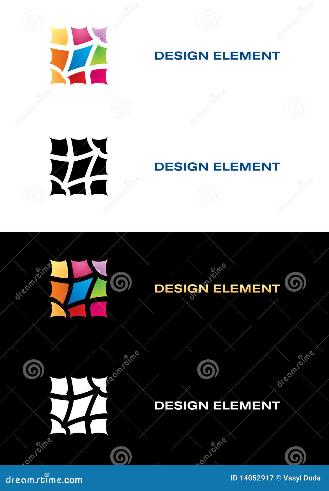 Descripteurs De Logo. Tuile De Couleur. Illustration de Vecteur ...