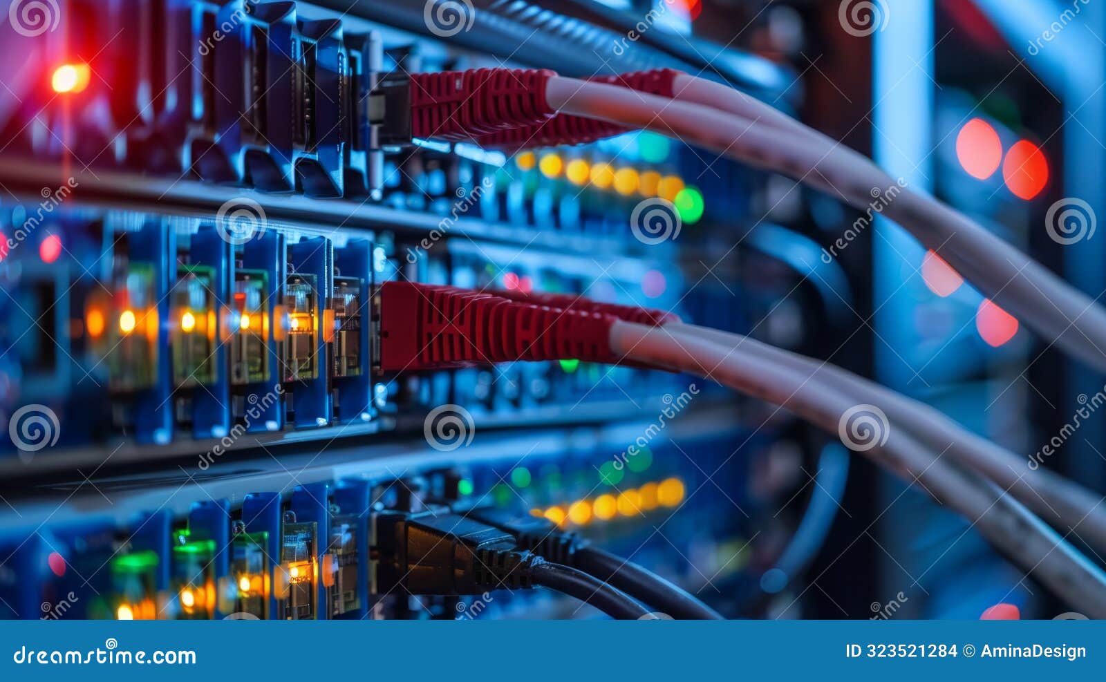 A Description of the Arrangement of Cables and Racks within a Data ...