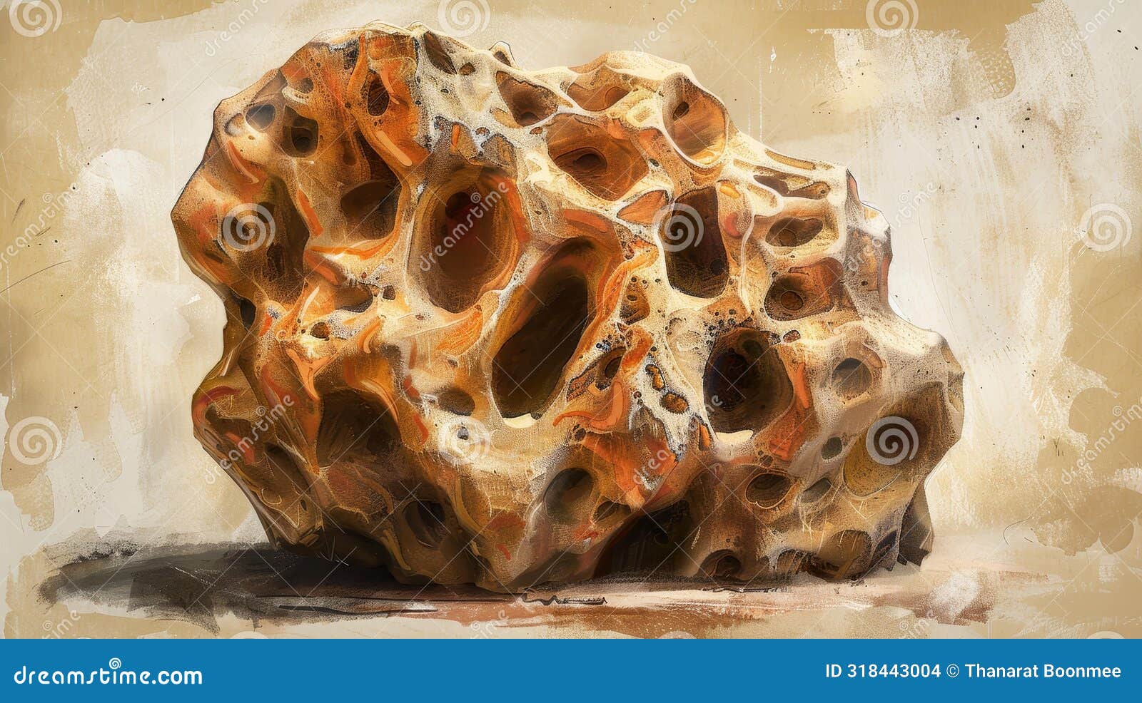 Description Artistic Sculpture Looks Solid, Feels Unexpectedly Spongy ...