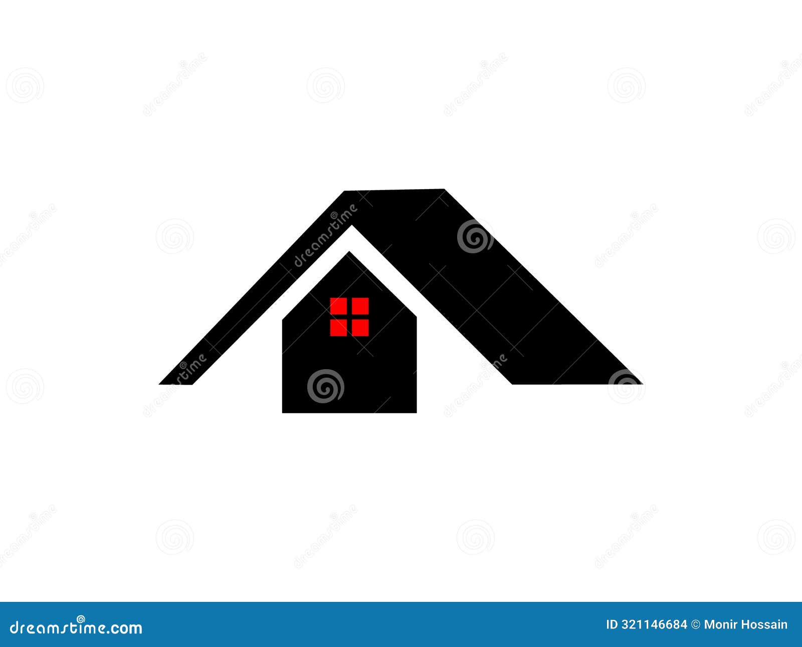 Simple house logo stock vector. Illustration of brand - 321146684
