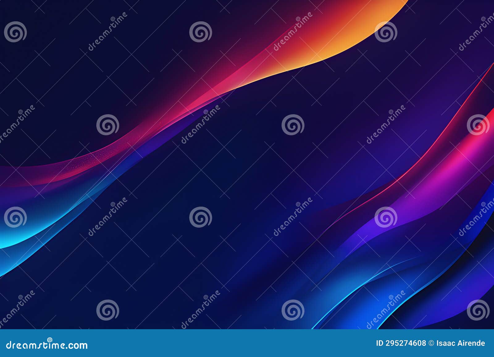 A Dark Blue Color Gradient Background with Blurred Neon Colors Stock ...