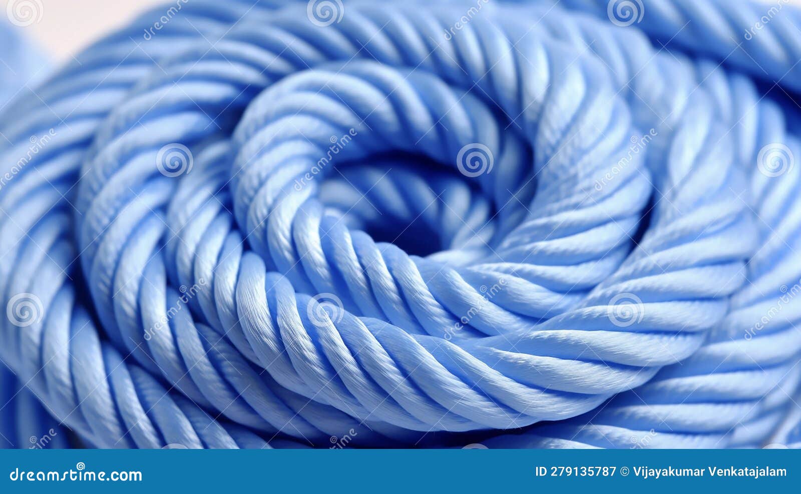 Cornflower Blue Sewing Thread Coil Stock Illustration - Illustration of ...