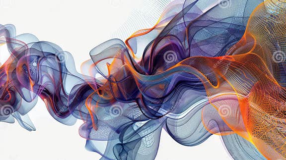 Description a Layered, Semitransparent Collage with a Complex Visual ...