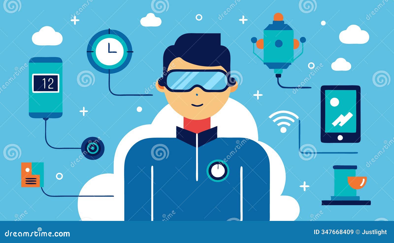 These Descriptions Can Be Used for Creating Vector Illustrations that ...