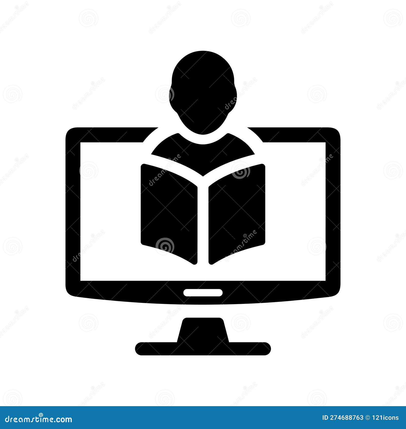 Descriptor, Expositor, Narrator Icon Stock Illustration - Illustration ...