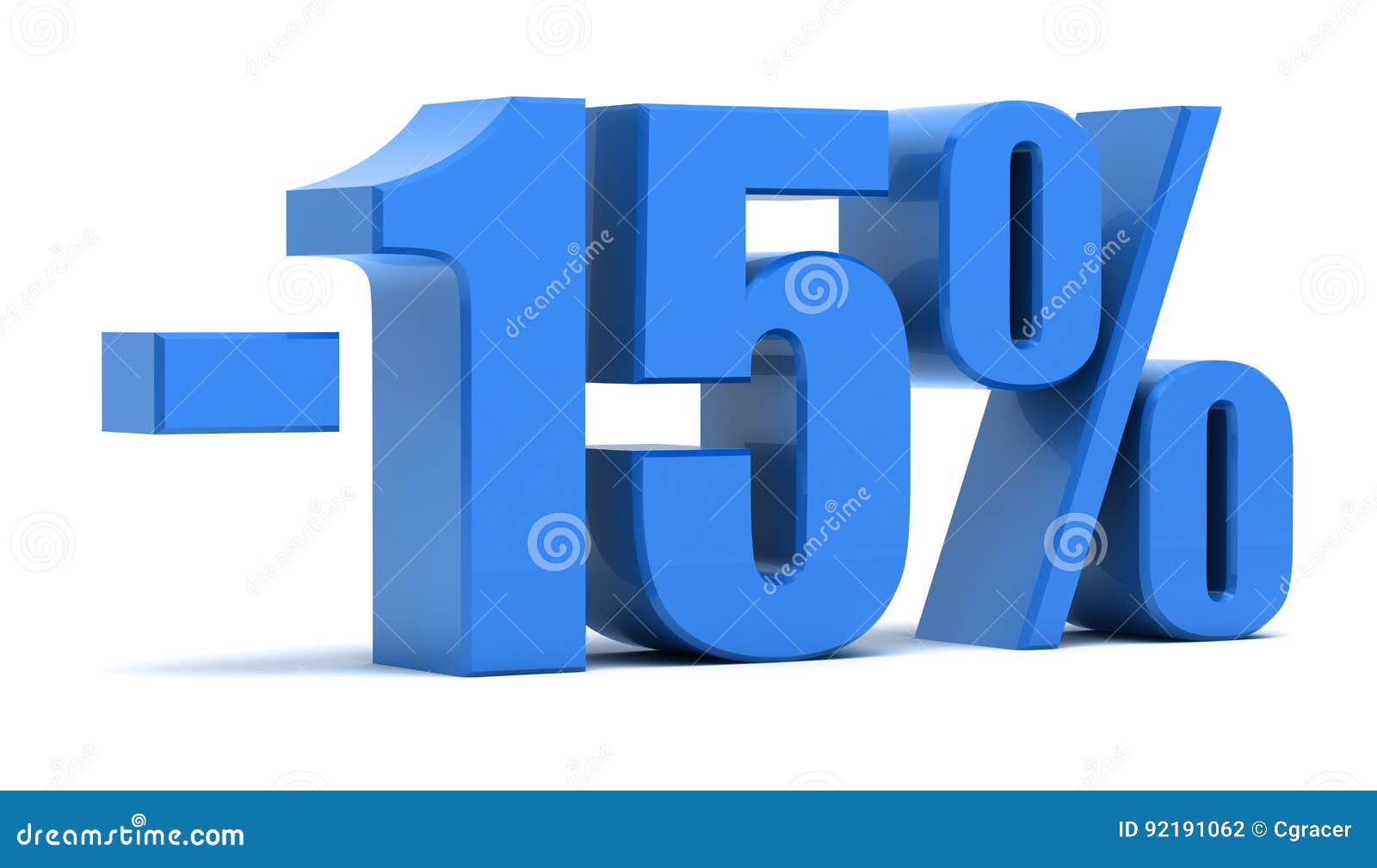 Descuento Del 15 Por Ciento Stock de ilustración - Ilustración de corte ...