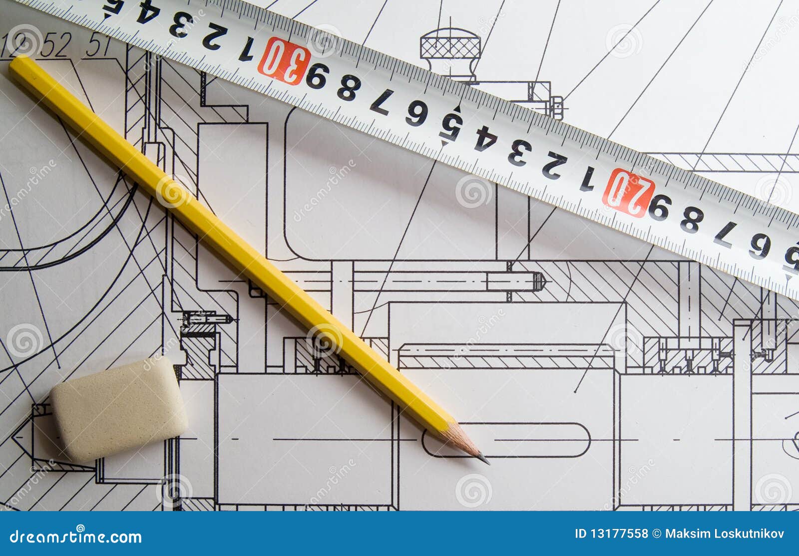 Desenho foto de stock. Imagem de medida, forma, régua - 13177558