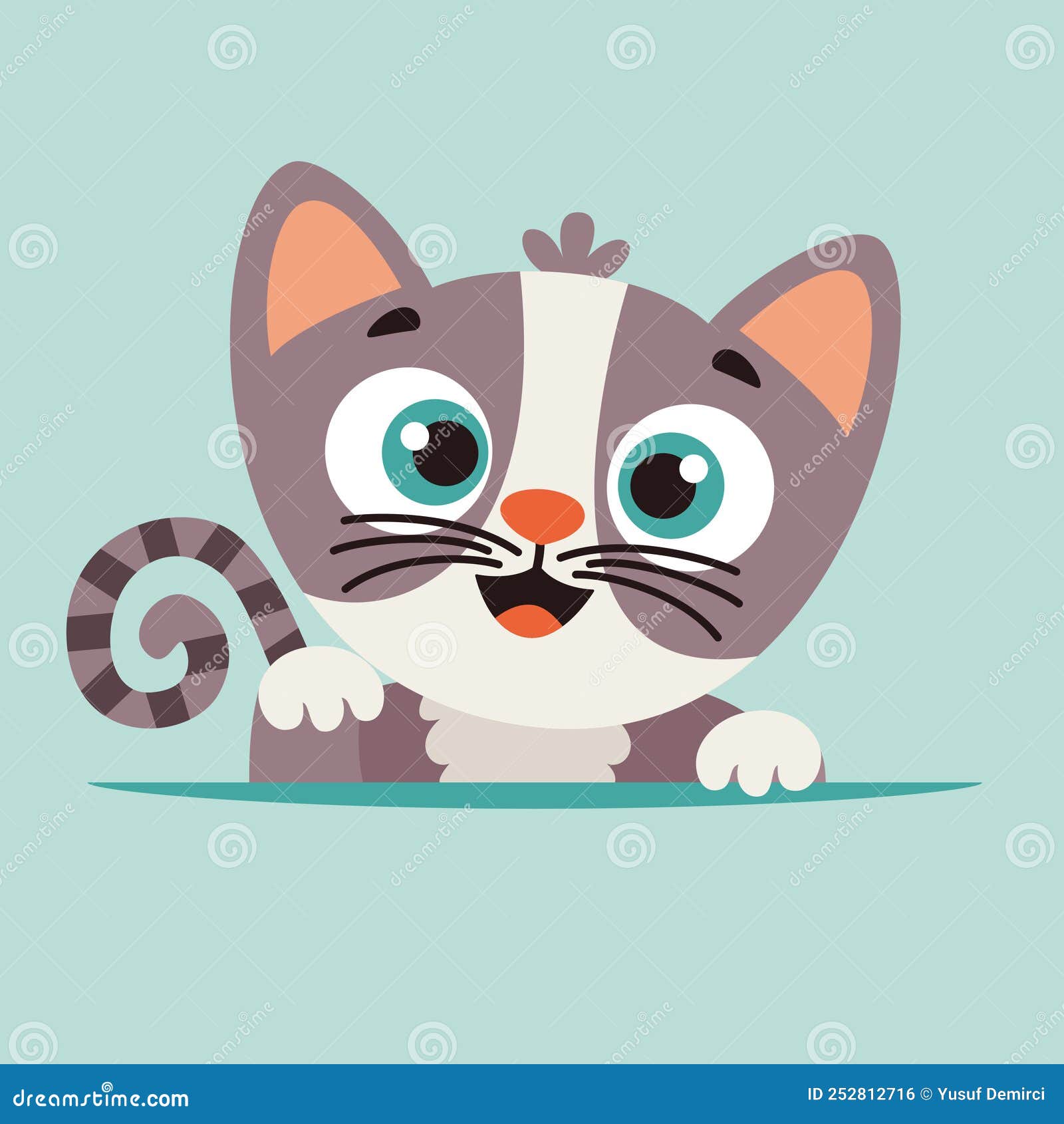 Desenho animado de um gato ilustração stock. Ilustração de doméstico ... Desenho animado de um gato ilustração stock. Ilustração de doméstico ...