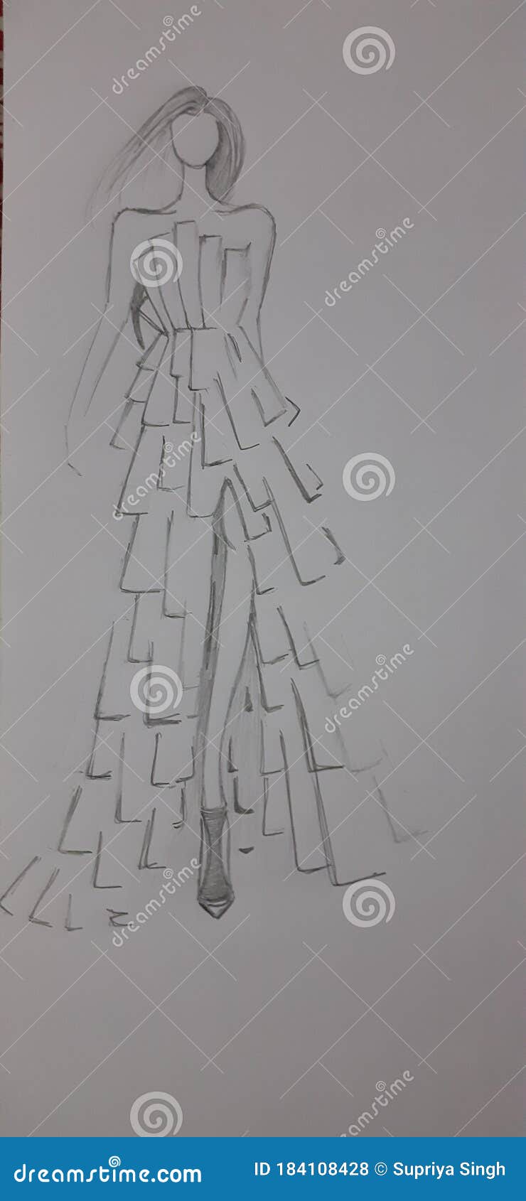 Desenho do modelo foto de stock. Imagem de desenho, modelo - 184108428