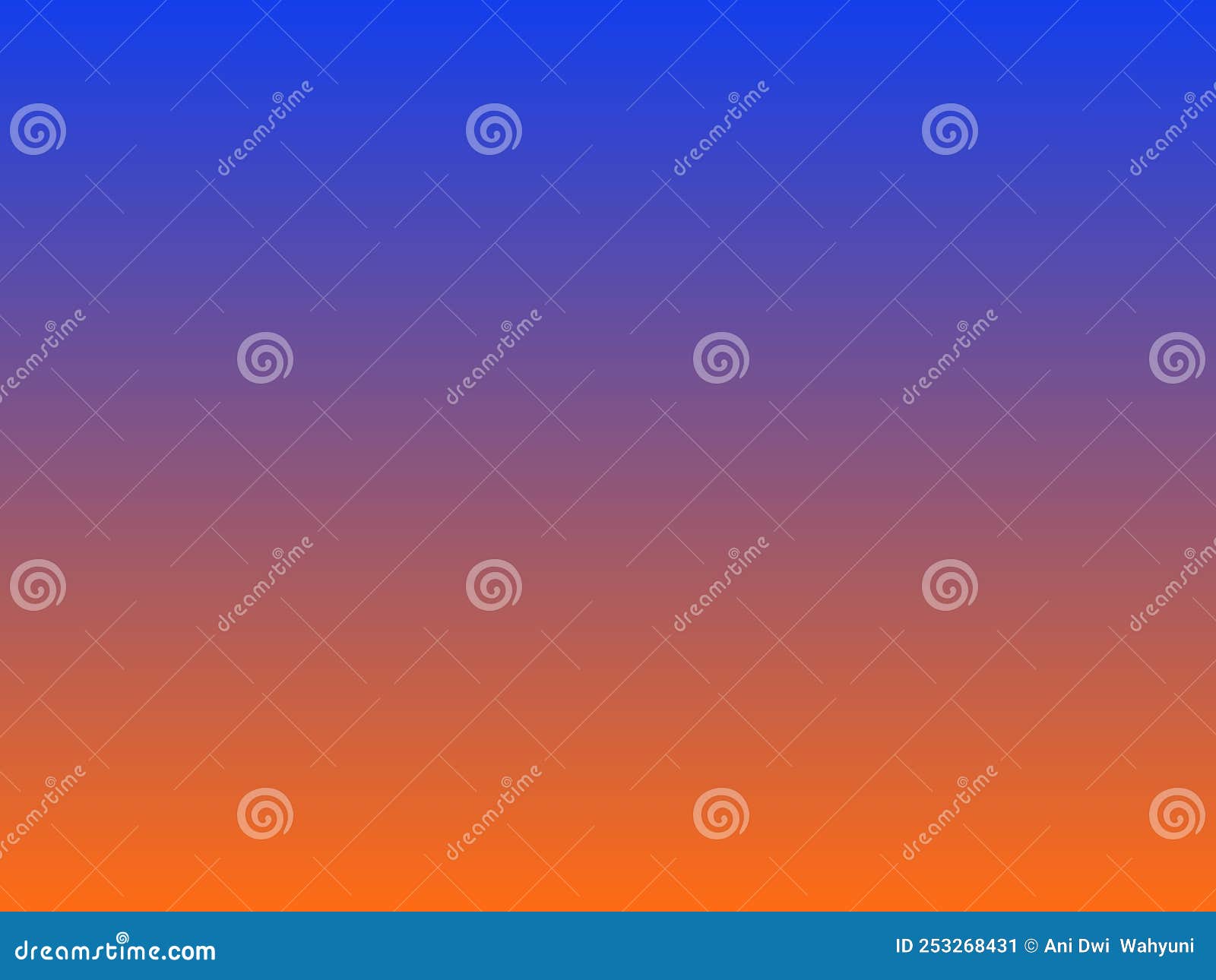 Desenho Horizontal Das Cores Azul E Laranja Ilustração Stock ...