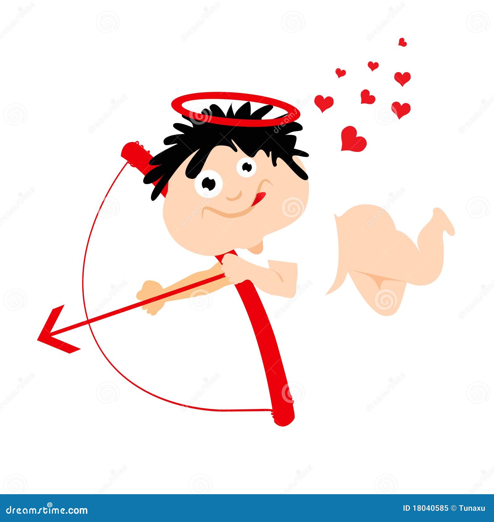 Desenhos Animados Bonitos Do Eros Ilustração do Vetor - Ilustração de ...