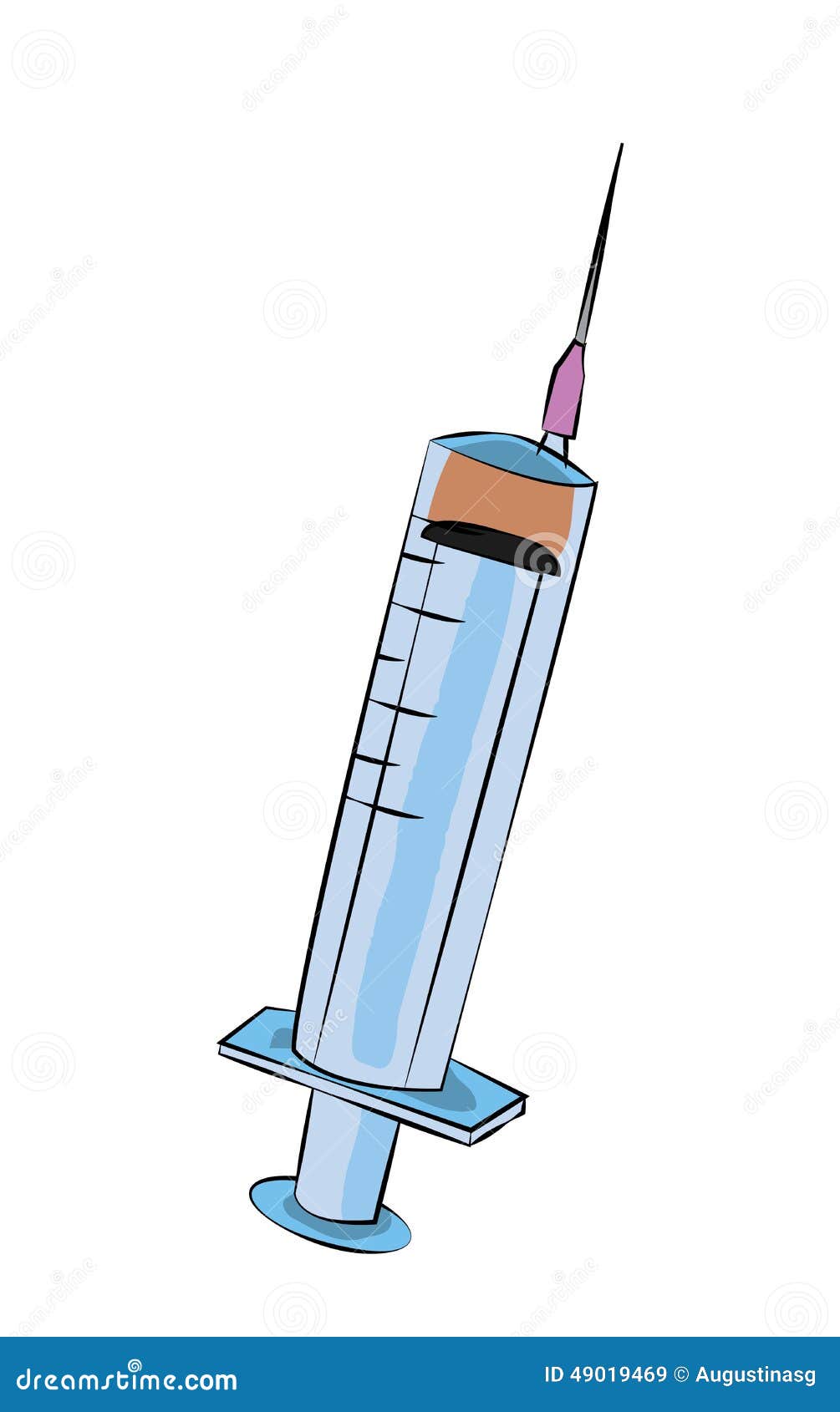 Desenhos Animados Da Seringa Ilustração Stock - Ilustração de ajuda ...