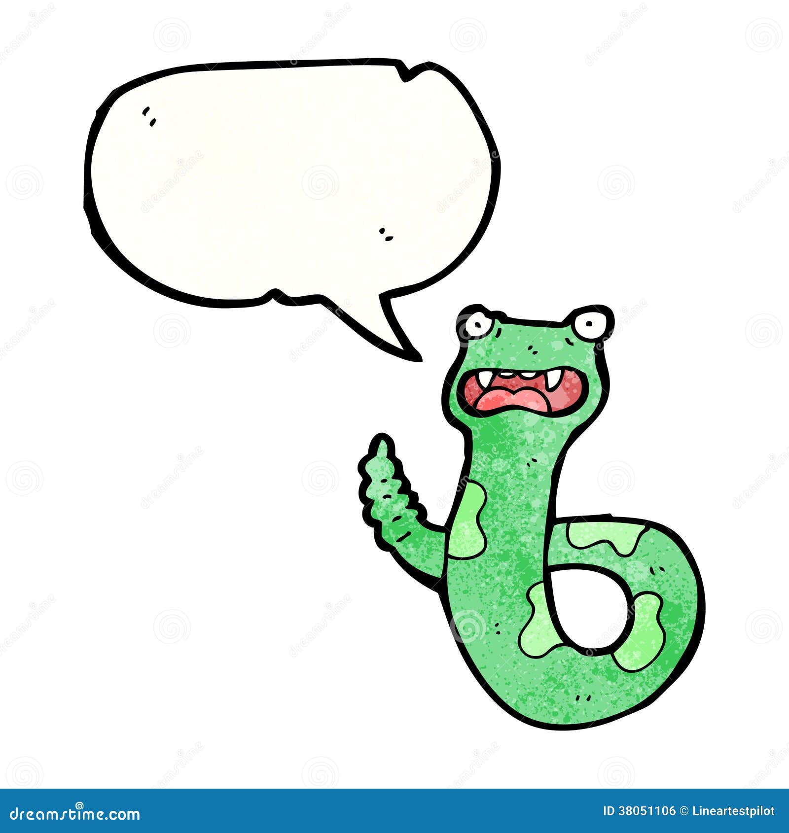 Desenhos Animados De Silvo Da Serpente Ilustração do Vetor - Ilustração ...