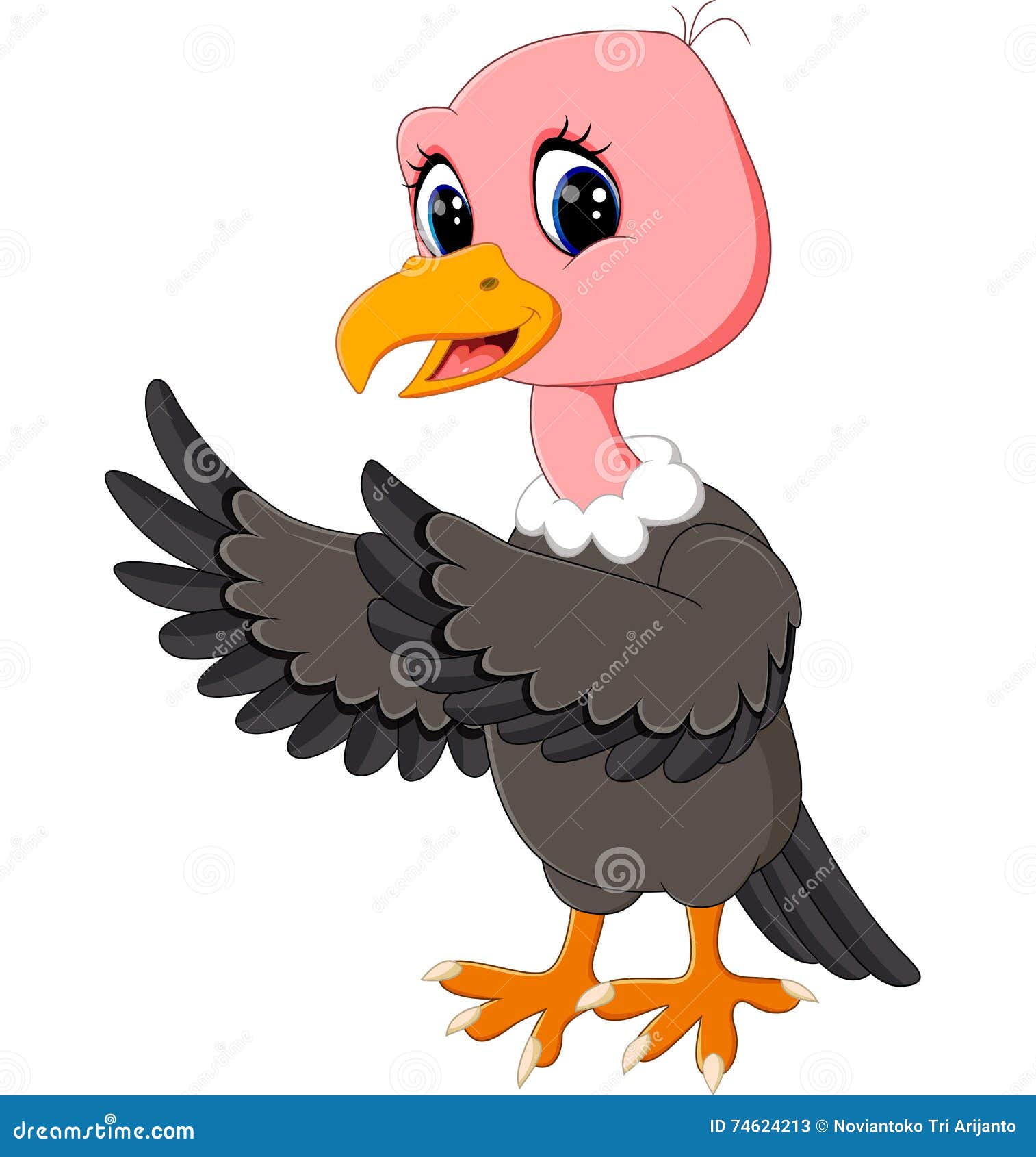 Desenhos Animados Do Abutre Ilustração do Vetor - Ilustração de cômico ...