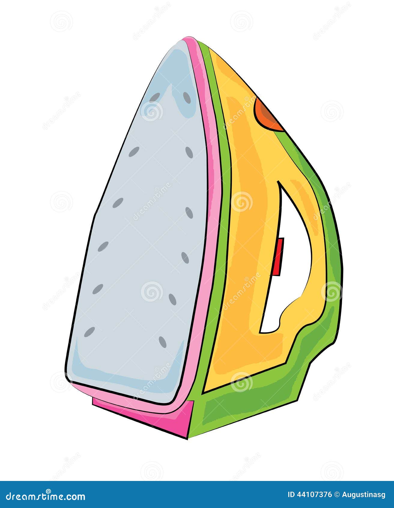 Desenhos animados do ferro ilustração stock. Ilustração de isolado ...