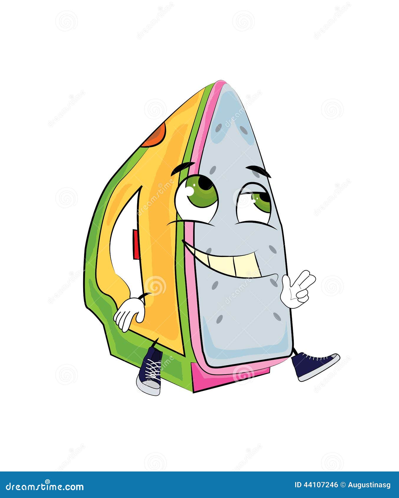 Desenhos Animados Felizes Do Ferro Ilustração Stock - Ilustração de ...