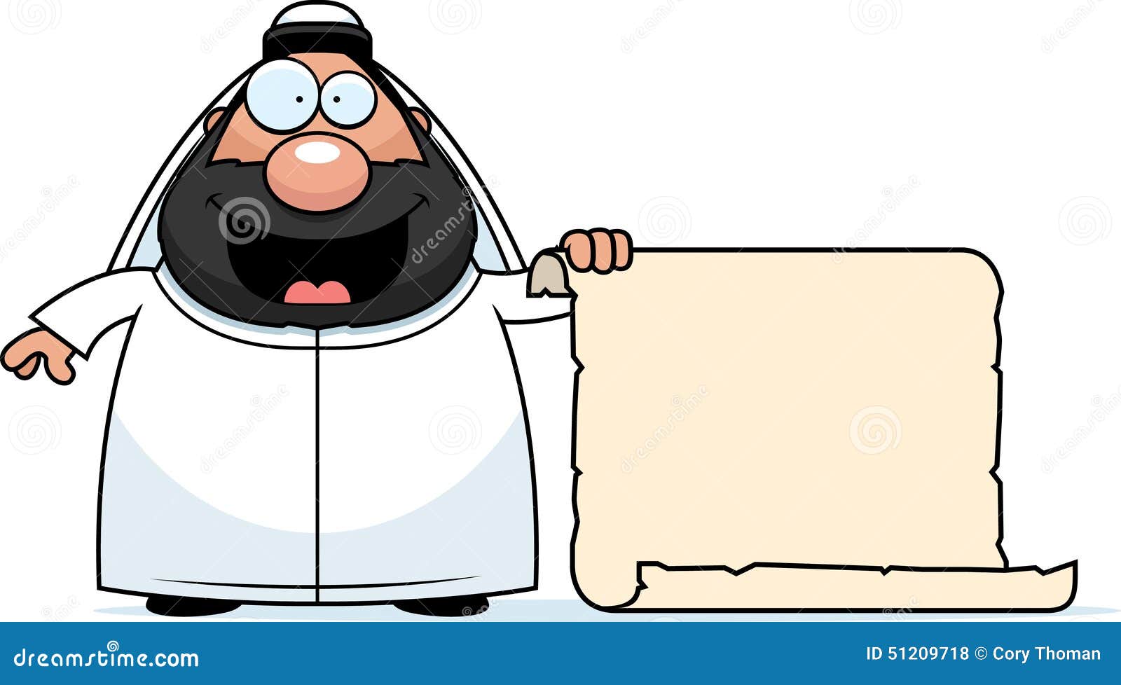 Desenhos Animados Sheikh Sign Ilustração do Vetor - Ilustração de ...