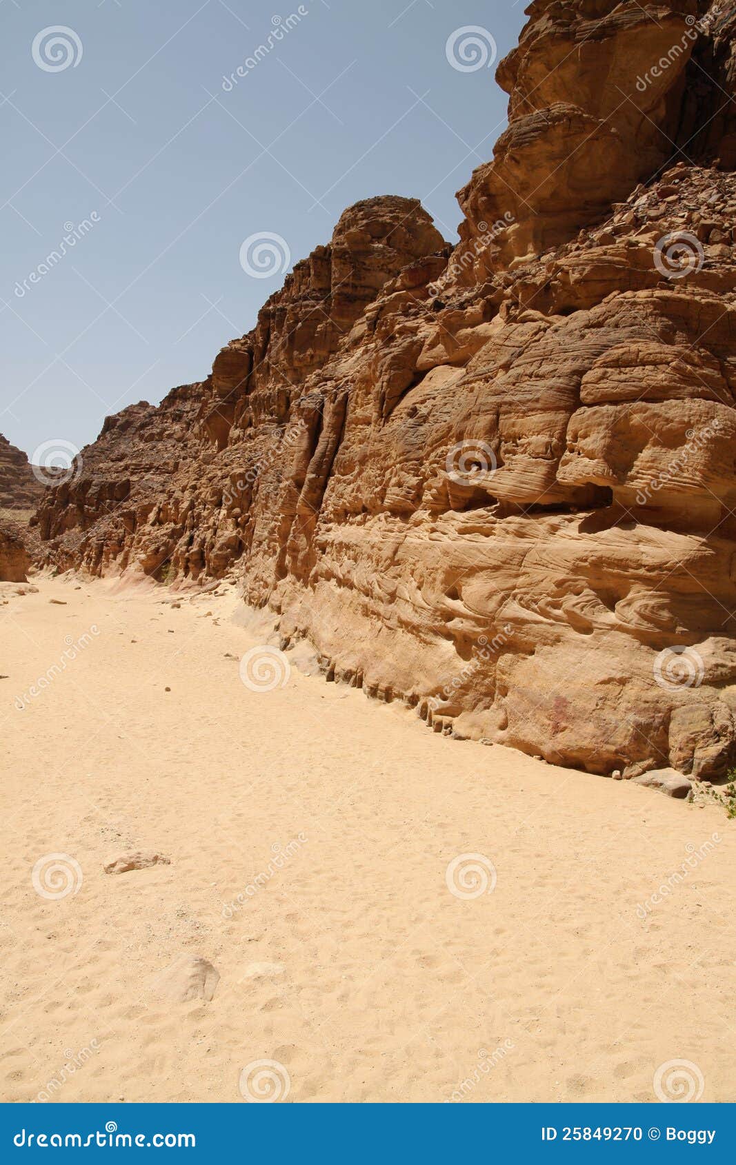 Desert stock photo. Image of stone, path, sinai, rock - 25849270