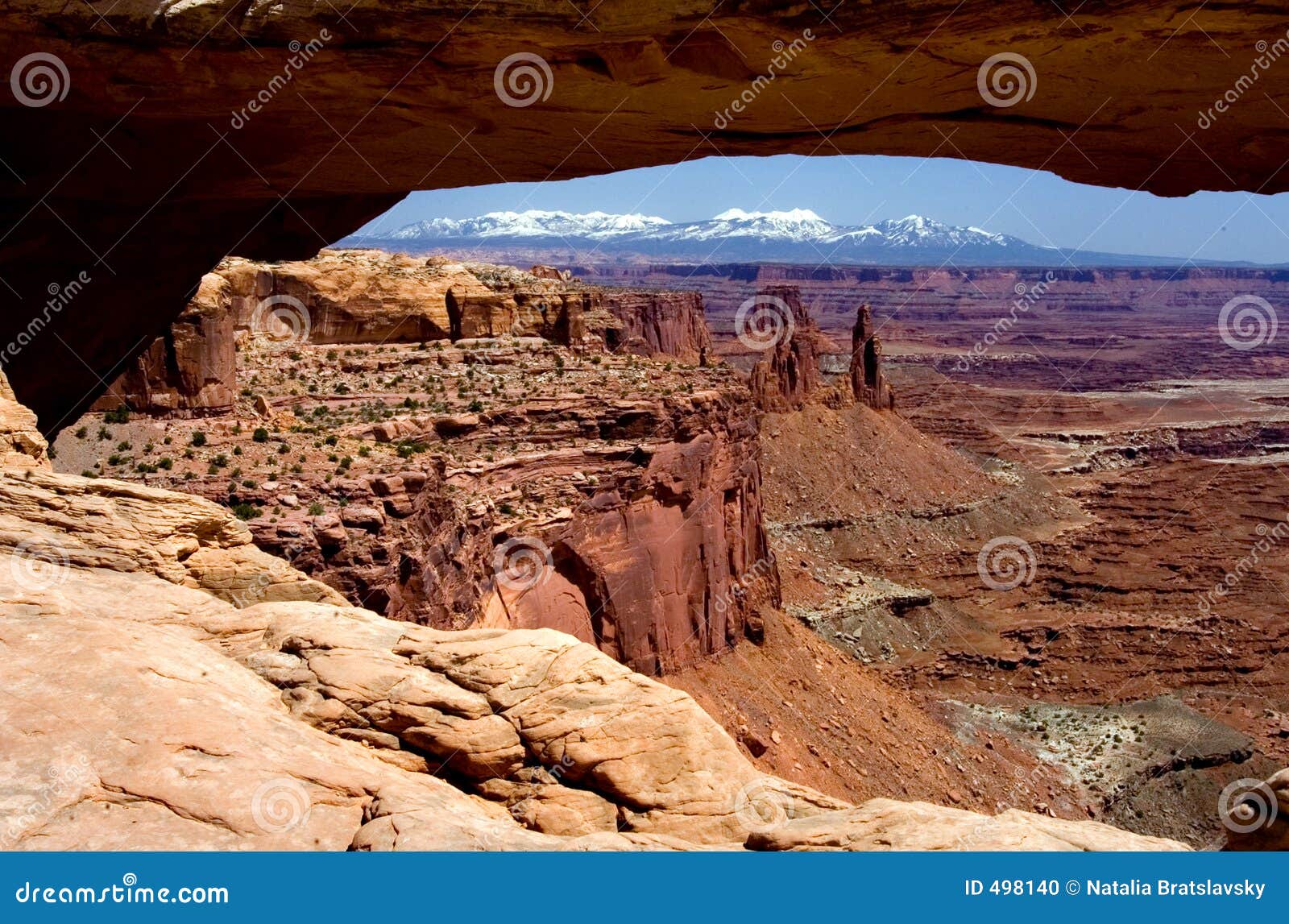 Desert Arch stock photo. Image of jeep, scenic, cross, adventure - 498140