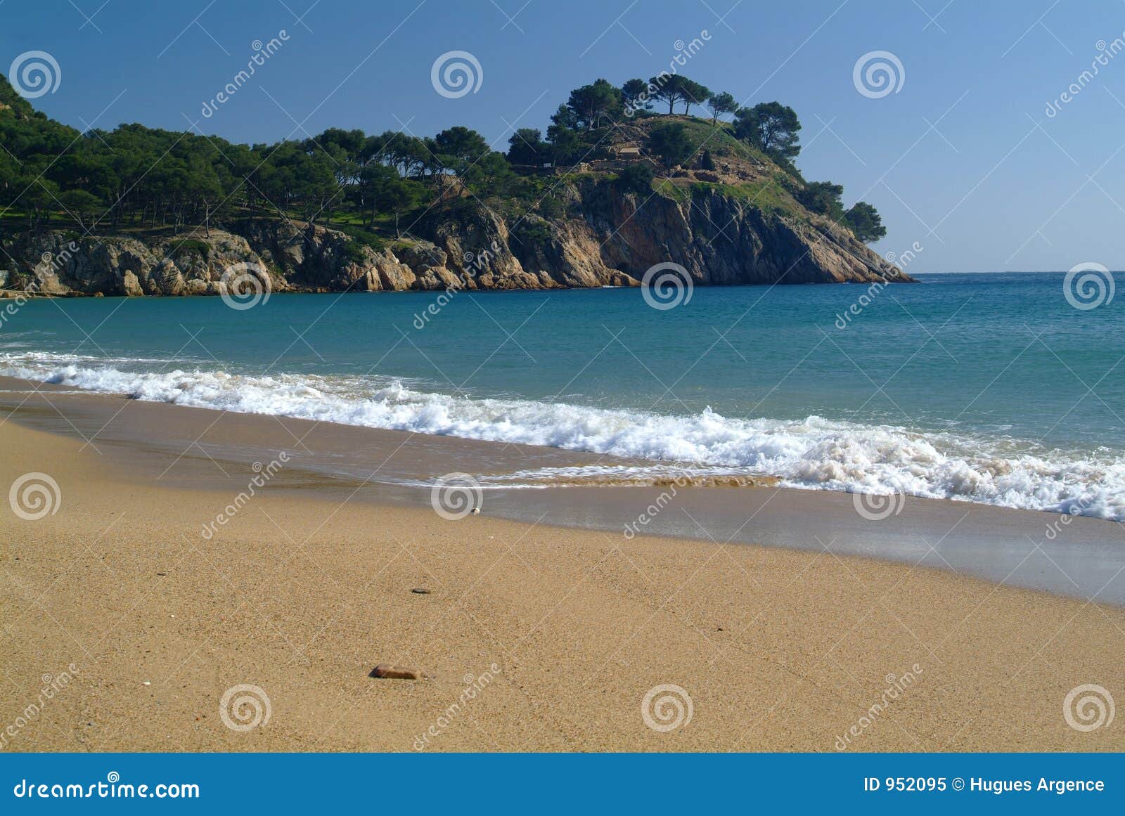 A desert beach stock image. Image of beach, coast, waves - 952095