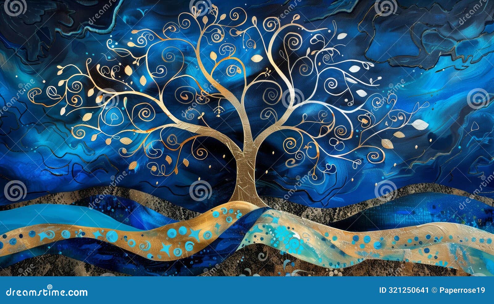 Desert blue tree of life stock image. Image of background - 321250641