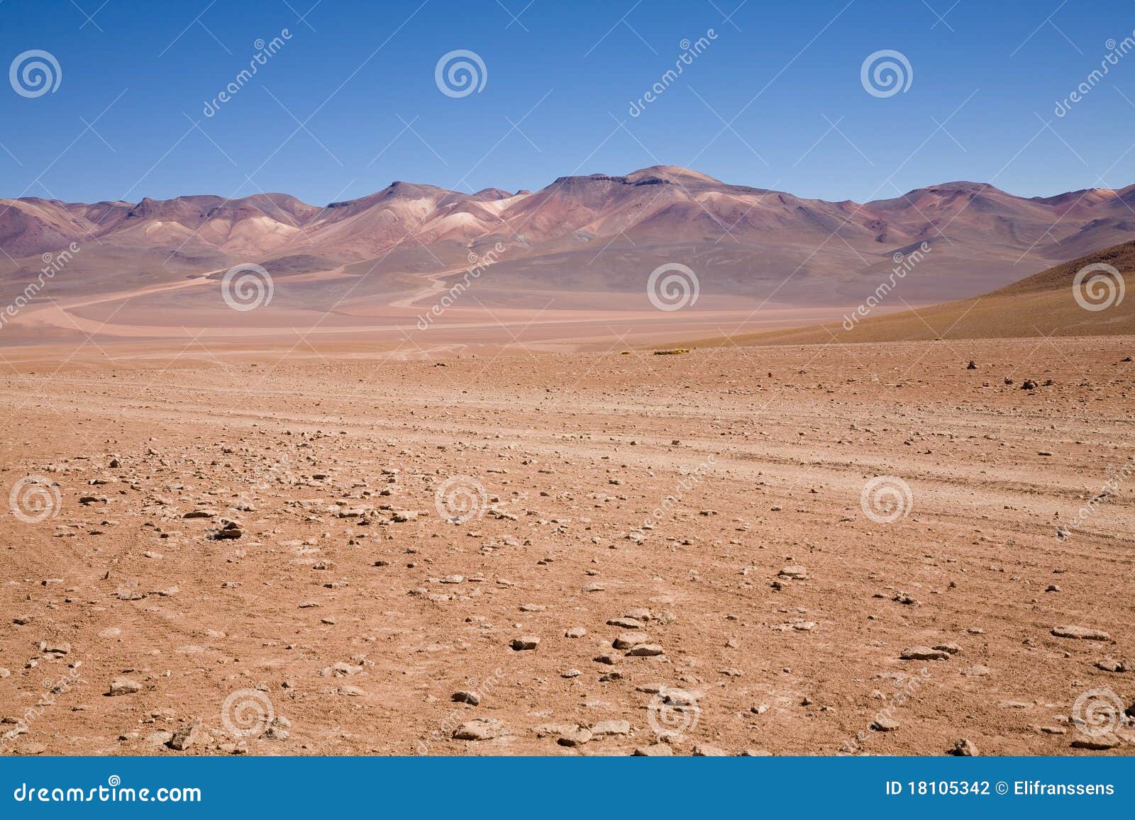 Desert, Bolivia stock photo. Image of altiplano, arid - 18105342