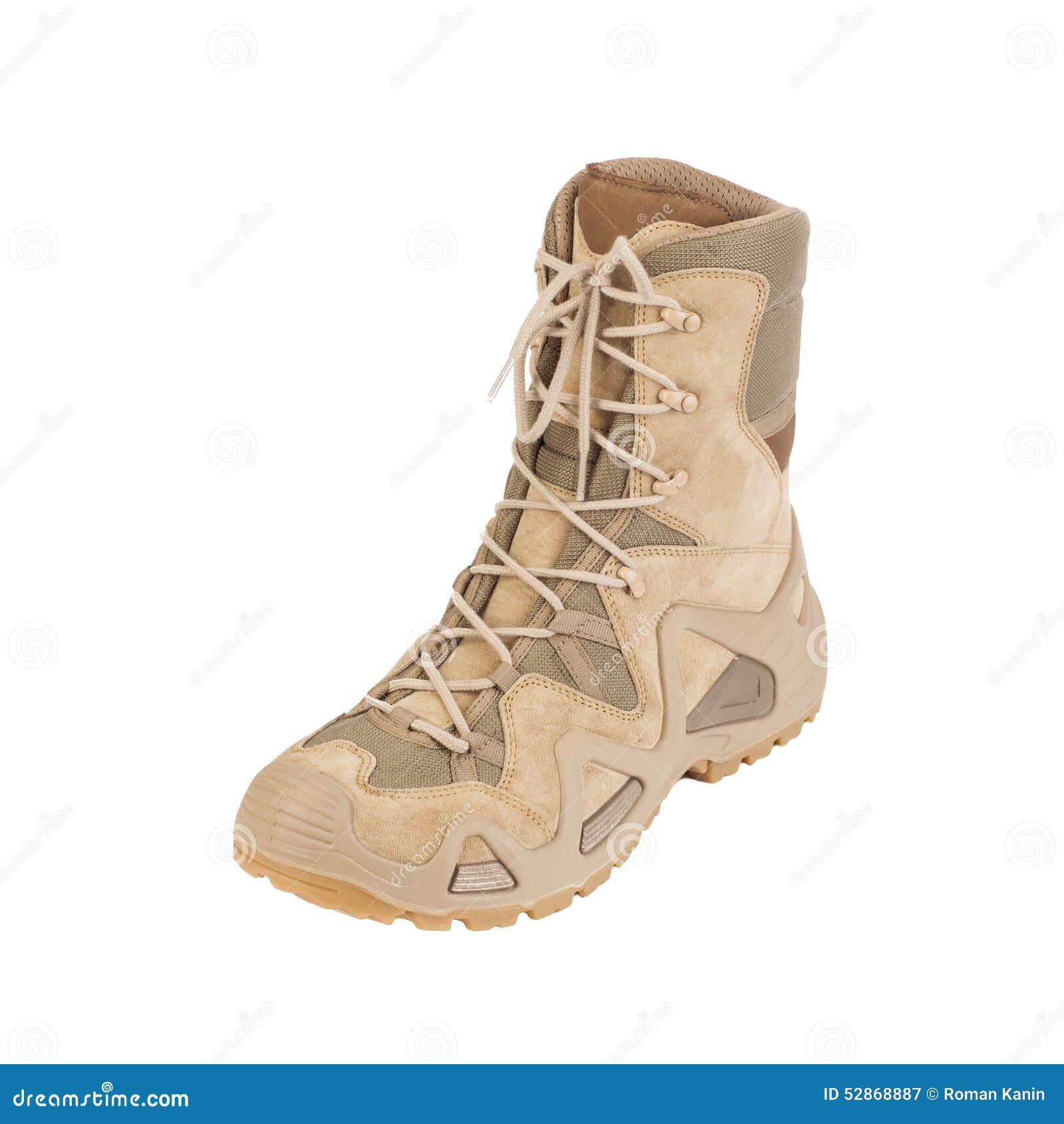 Desert Boot Isolated on a White Background Stock Image - Image of heels ...