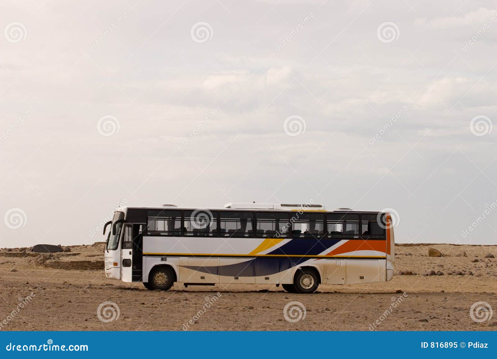 Desert bus stock image. Image of sand, deserted, seats - 816895