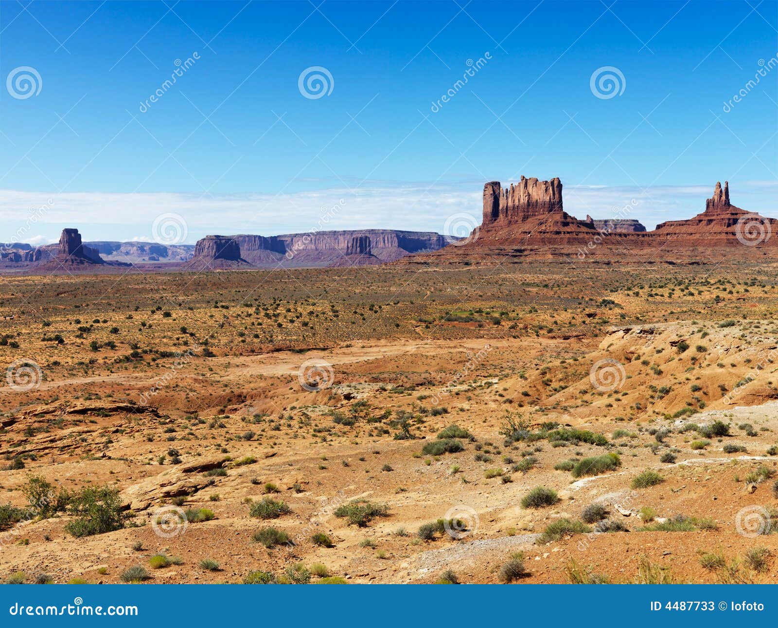 Desert butte landscape. stock image. Image of color, 070728p0081 - 4487733