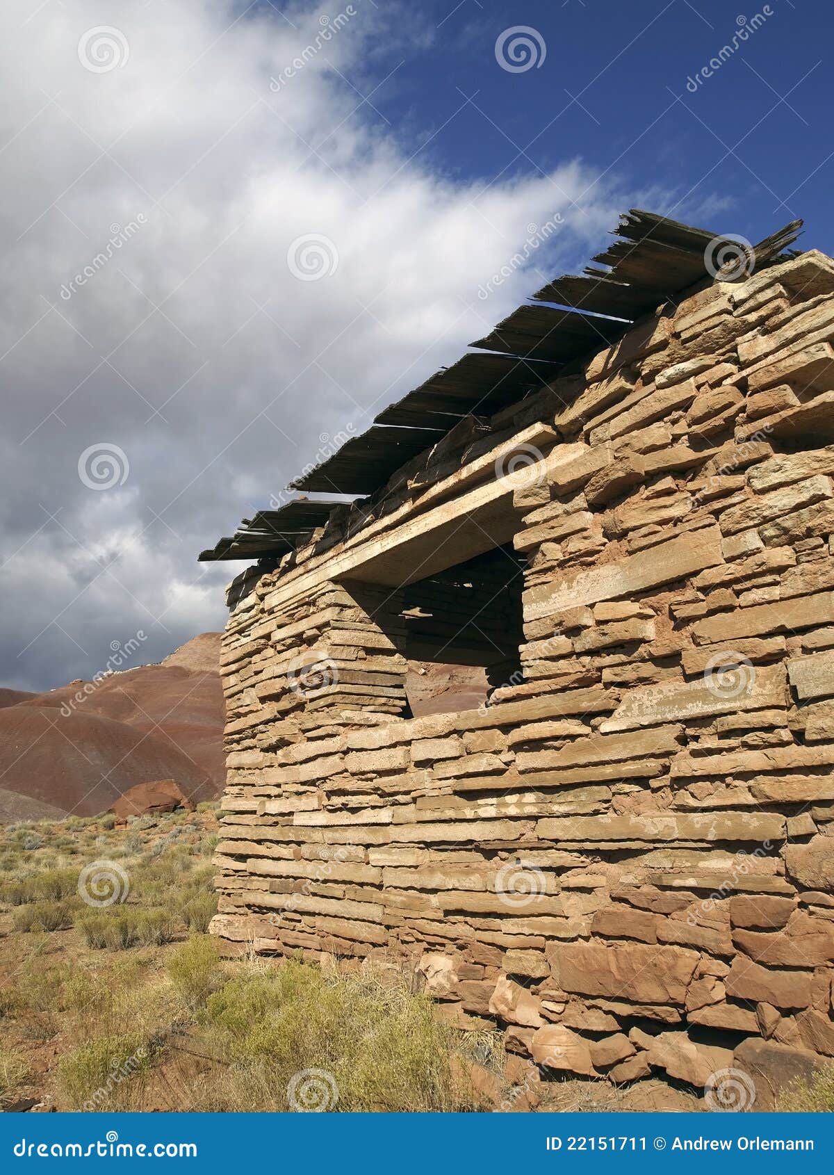 Desert Cabin stock image. Image of shack, abandoned, derelict - 22151711