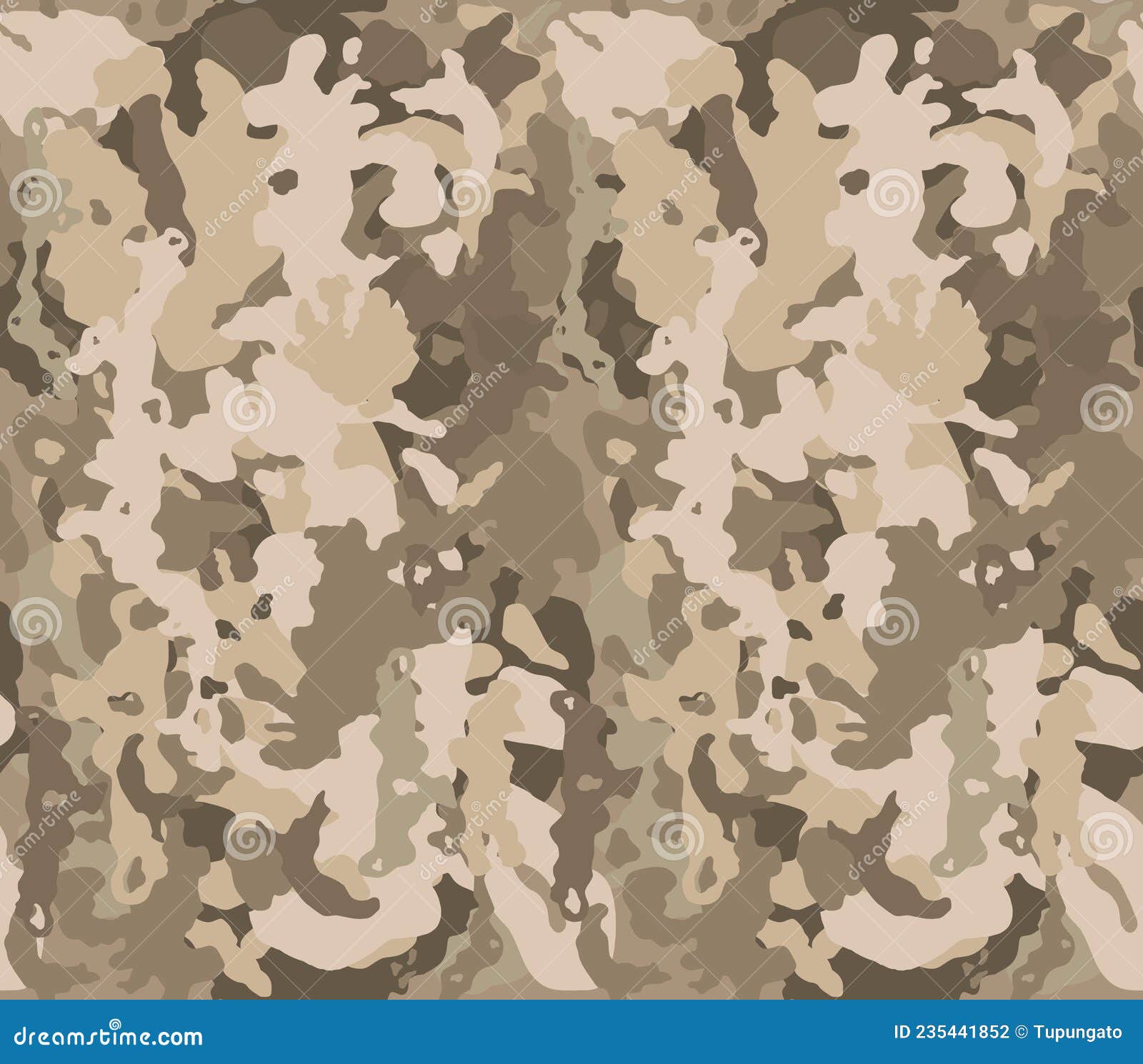 Desert Camouflage Seamless Pattern Stock Vector - Illustration of ...