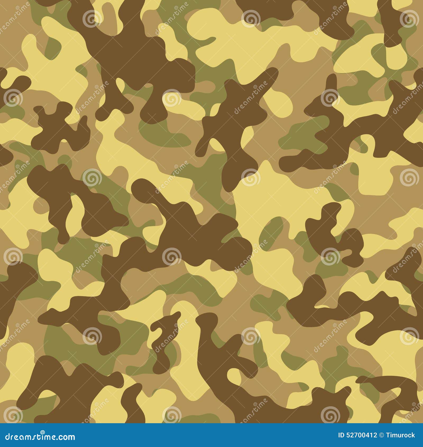 Desert Camouflage Seamless Pattern Stock Vector - Illustration of ...