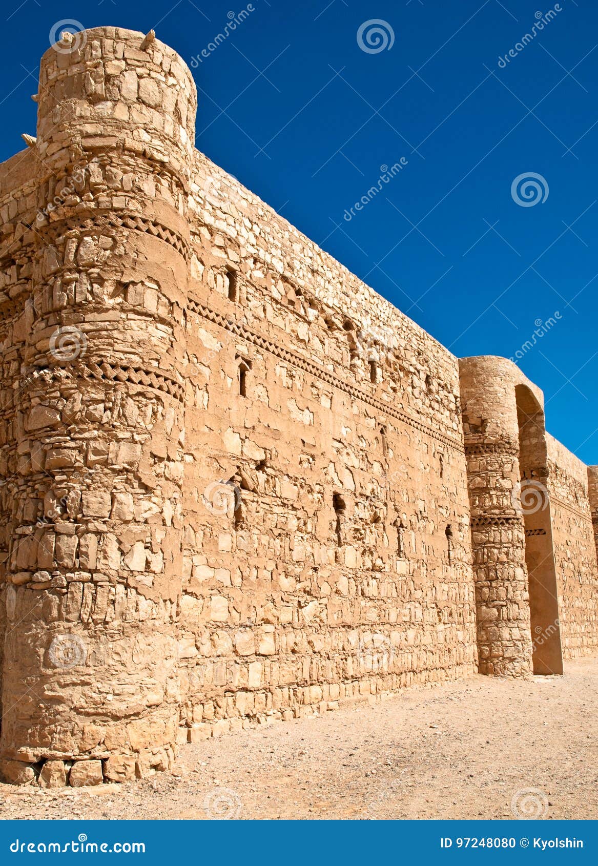 Desert castle stock photo. Image of palace, desert, historic - 97248080