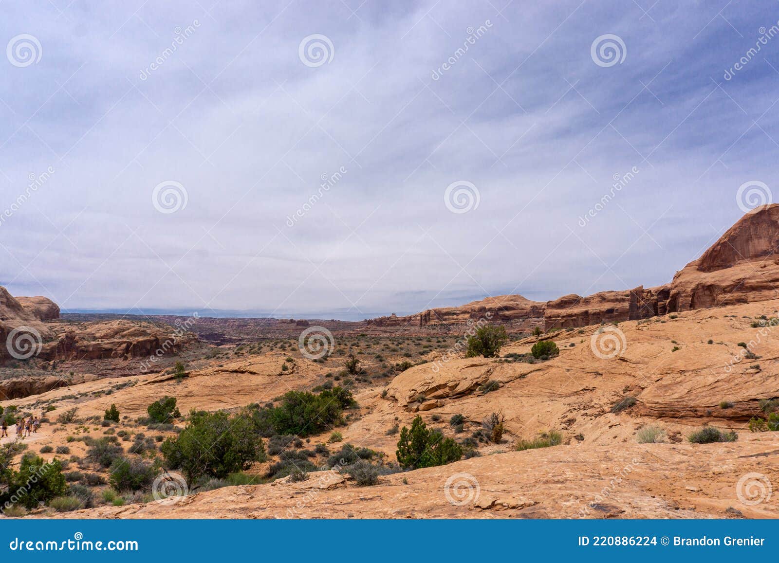 Desert cliffs in Utah stock photo. Image of tourist - 220886224