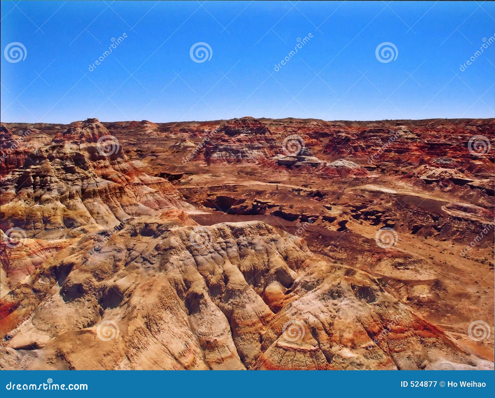 Desert Colours stock image. Image of formations, hills - 524877
