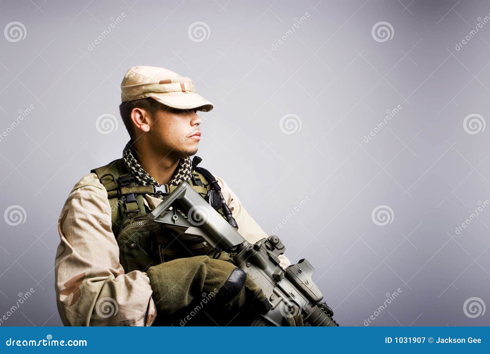 Desert combat army soldier stock image. Image of people - 1031907