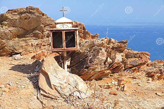 Desert at Crete stock image. Image of ruined, island - 34031545